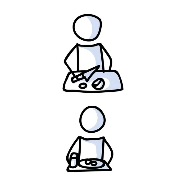 136 Stick figure dining Vector Images, Stick figure dining ...