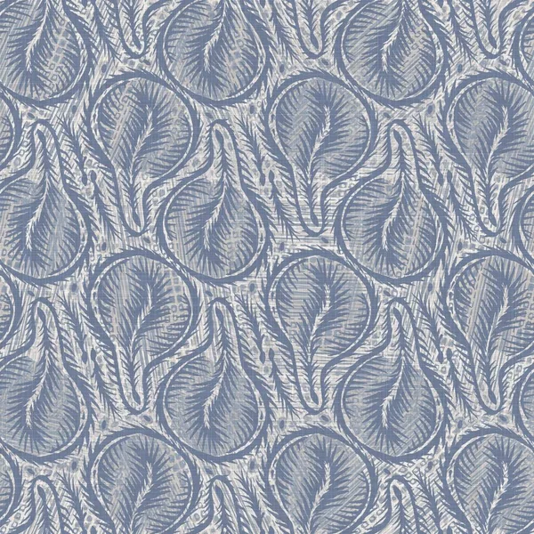 Seamless french farmhouse linen geometric block print background ...