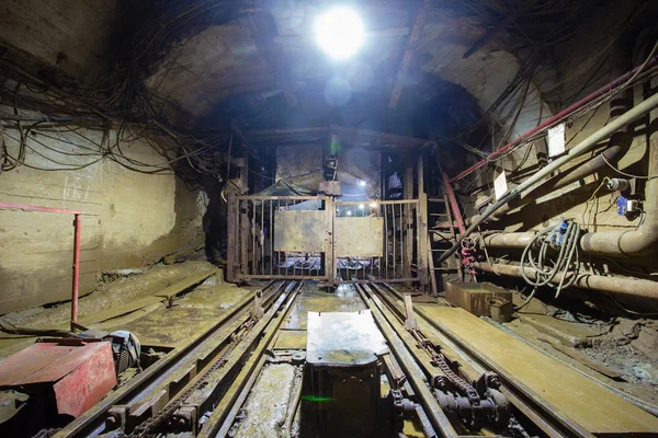 Shaft Bottom Lodge Cage Underground Mine — Stock Photo © mishainik ...