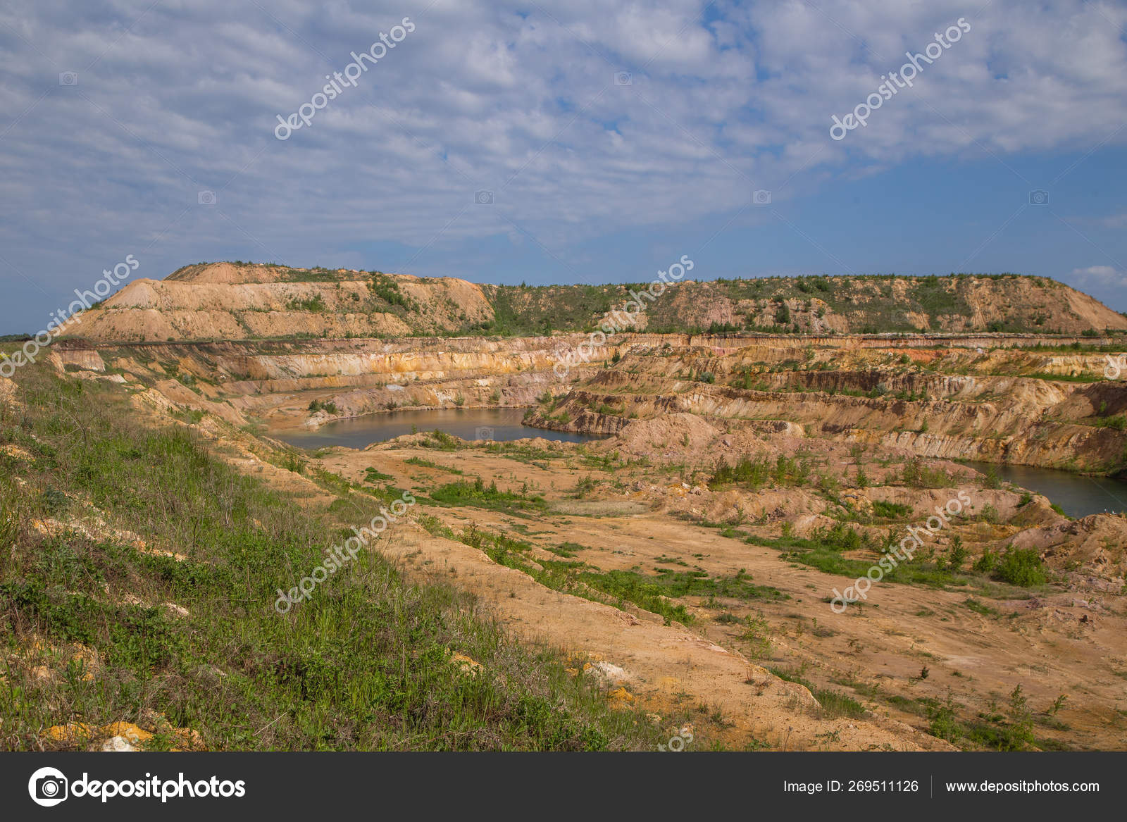 Open Pit Gold Quarry Mine Mining Technology Stock Photo by ©mishainik ...