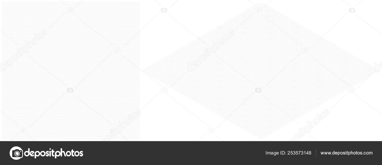 Vector illustration of isometric grid background. Simple rhombus graph ...