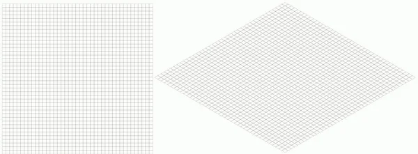 Vector illustration of isometric grid background. Simple rhombus graph ...