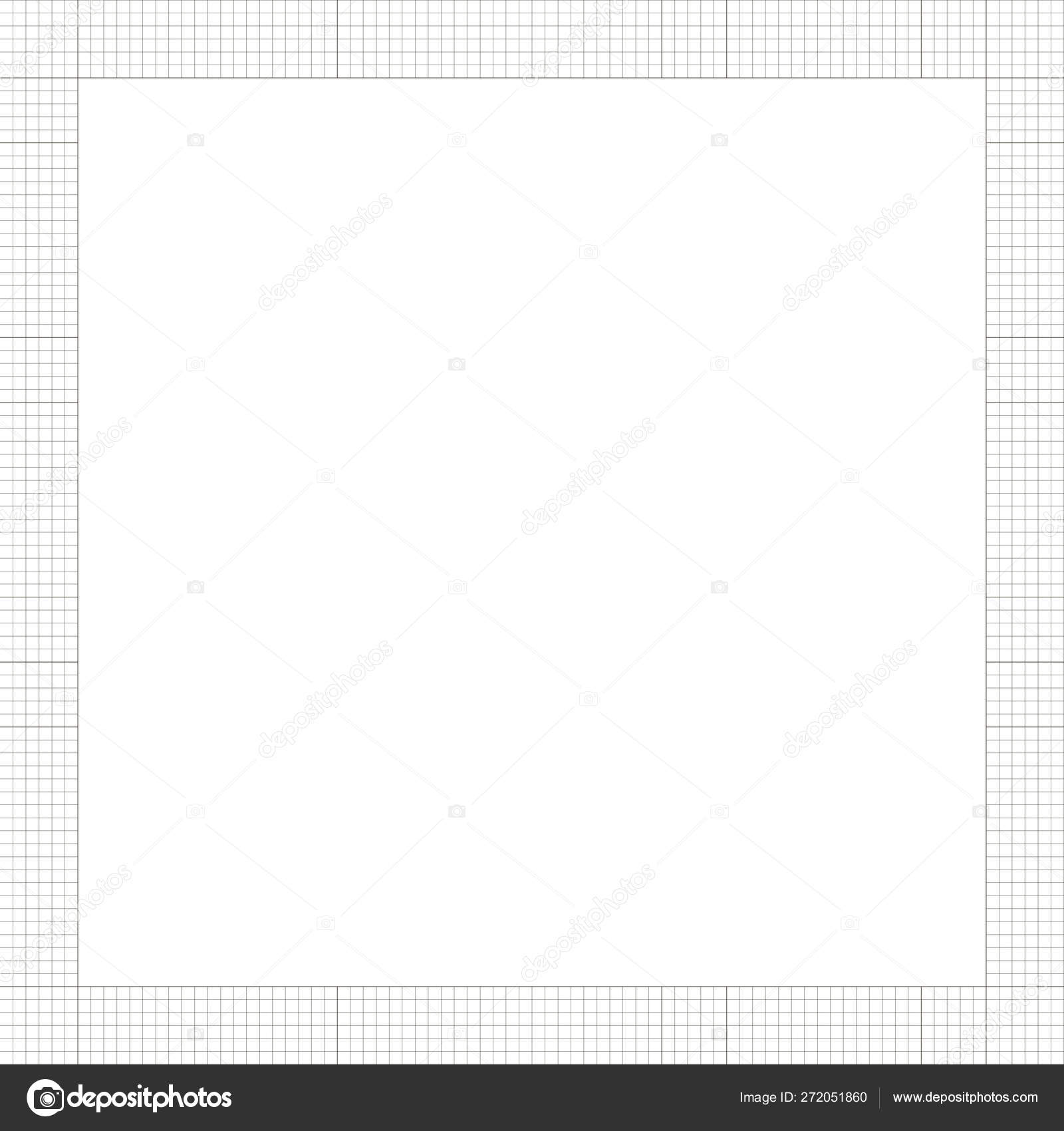 Vektor einfachen Graphenpapier Hintergrund. abstrakte Blaupause Papier ...