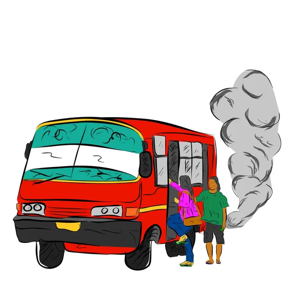 14,194,252 Bus pollution Vector Images | Depositphotos