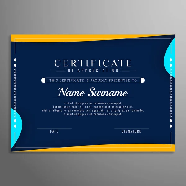 Abstract Colorful Certificate Background Stock Vector Image by ...