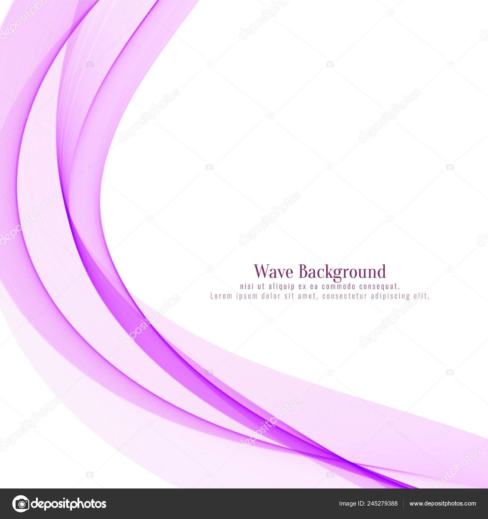 Beautiful Pink Wave Design Background Stock Vector Image by ...