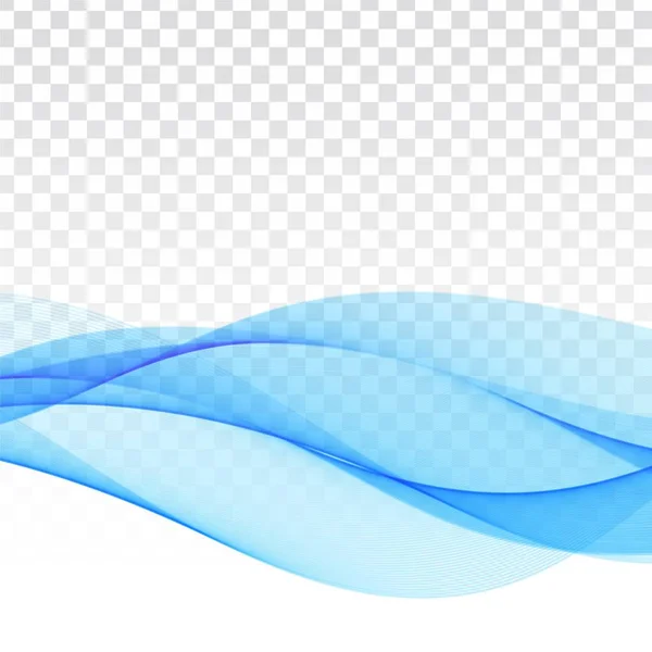 Blue wave transparent background Stock Vector by ©Creativehat 290104688