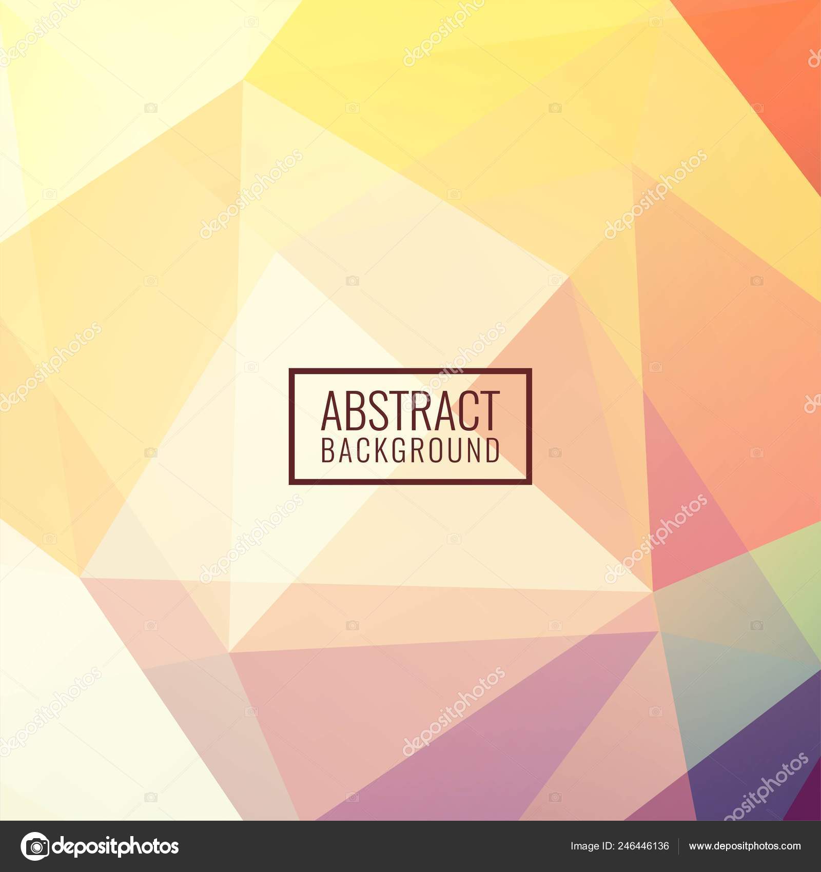 Modern Geometric Polygon Background Design Stock Vector by ©Creativehat ...