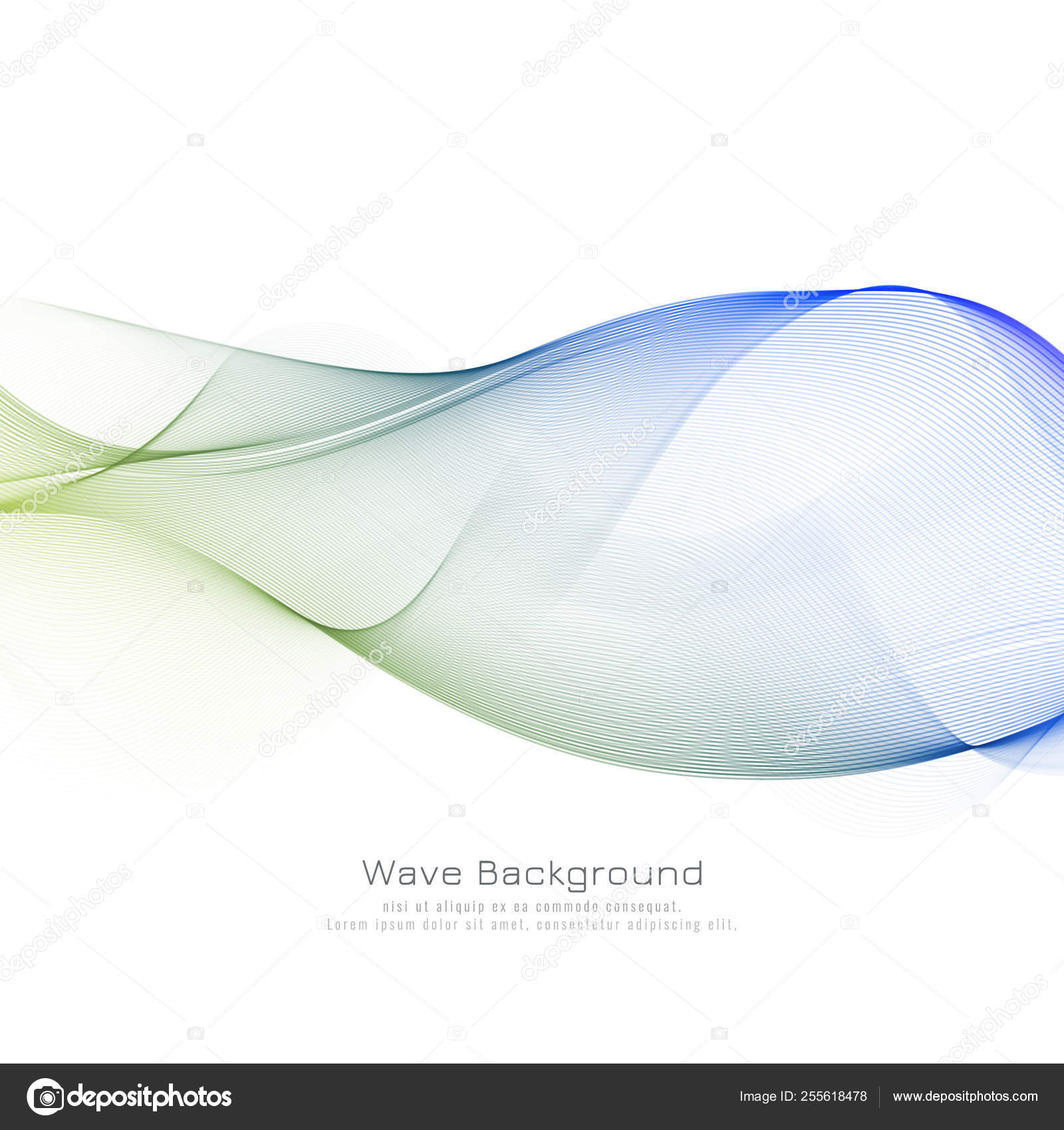 Abstract colorful wave background design Stock Vector Image by ...