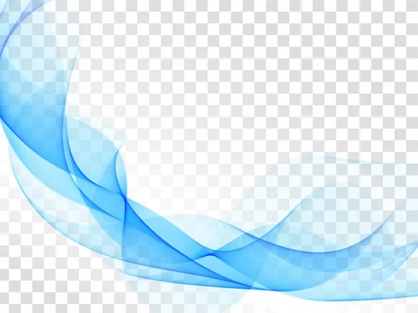 Modern blue wave stylish transparent background - Stock Image - Everypixel