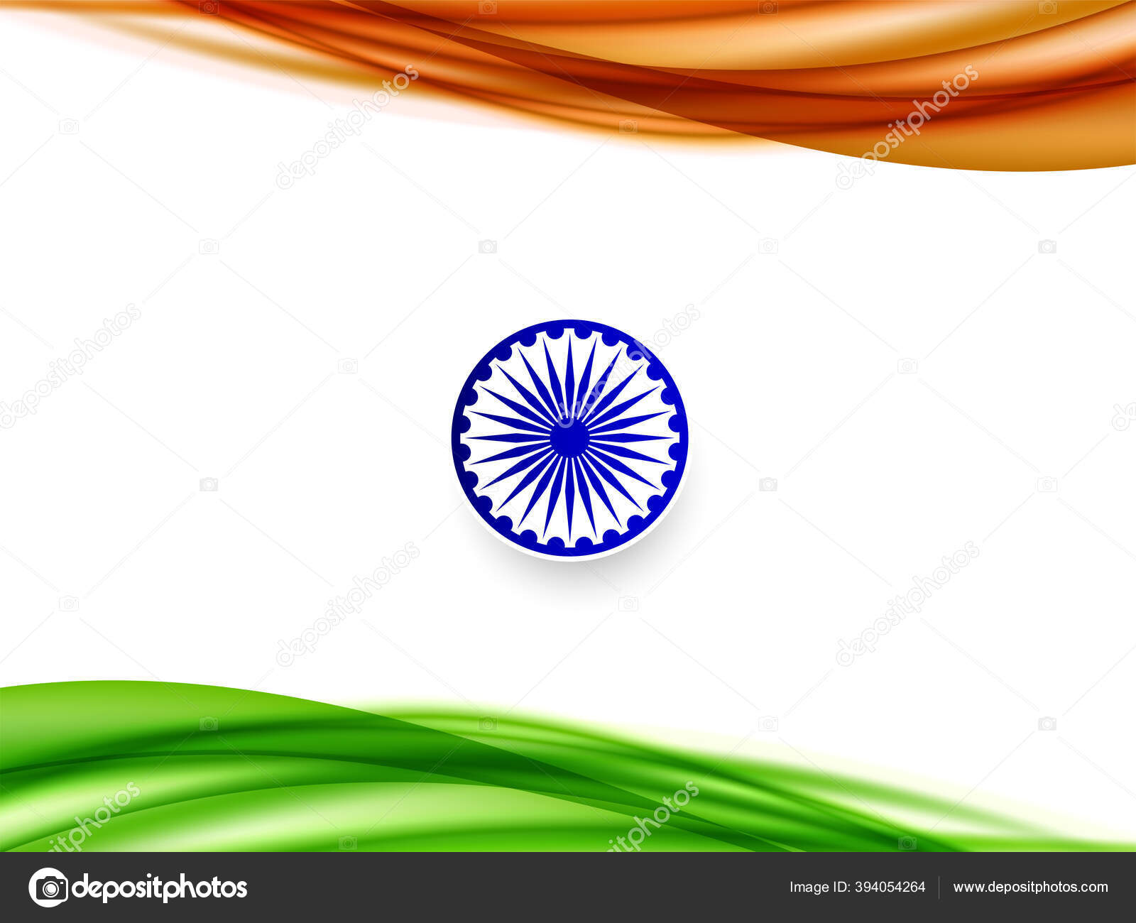 Indian Flag Background Vector