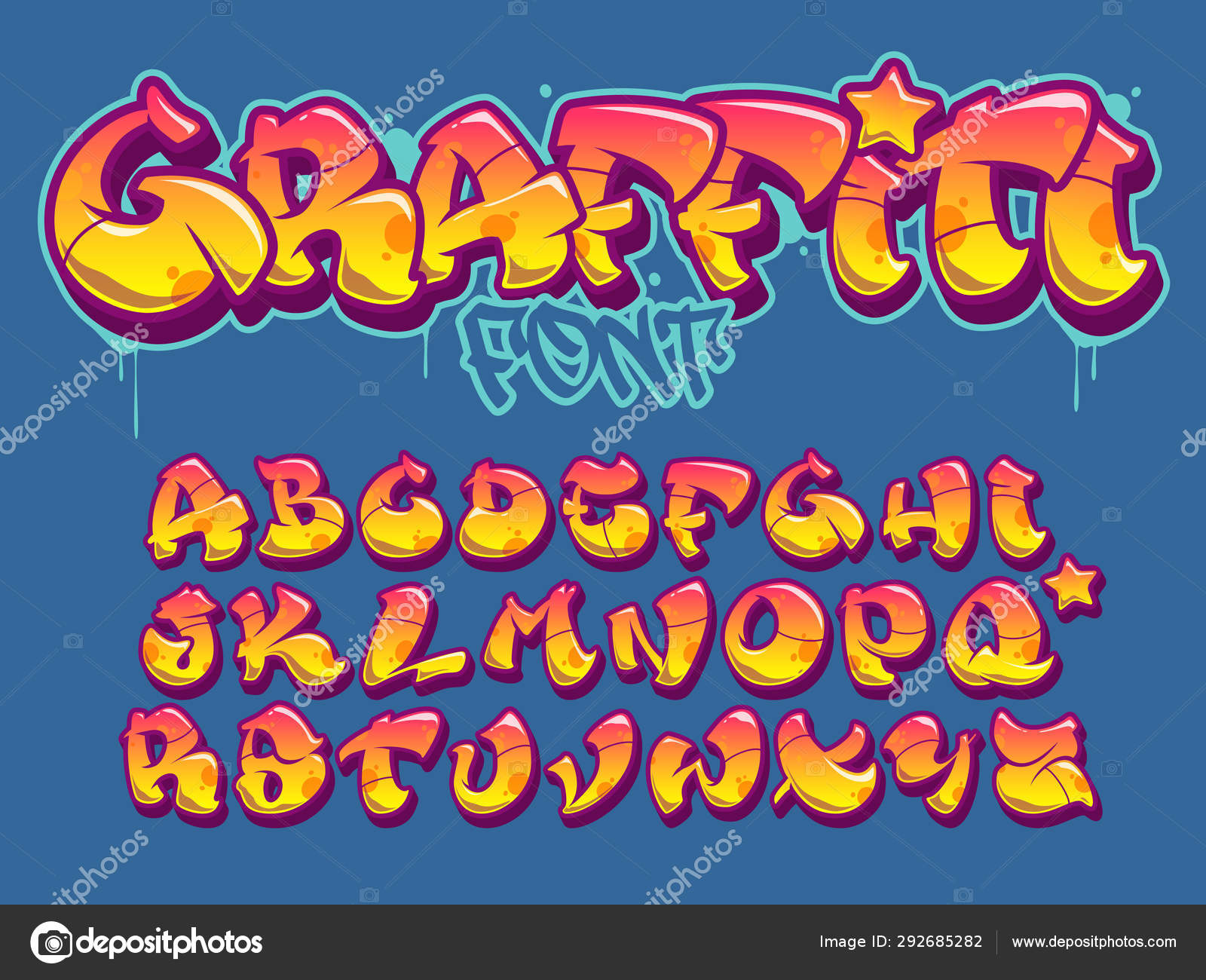 Alfabeto De Graffiti Loco