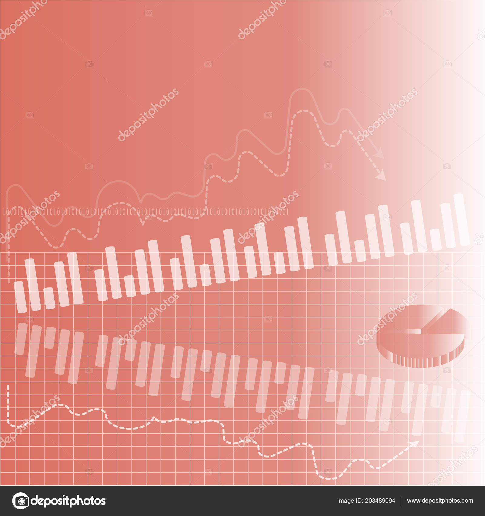 Beautiful Blue Background Economics Finance Stock Vector by ©Irenara ...