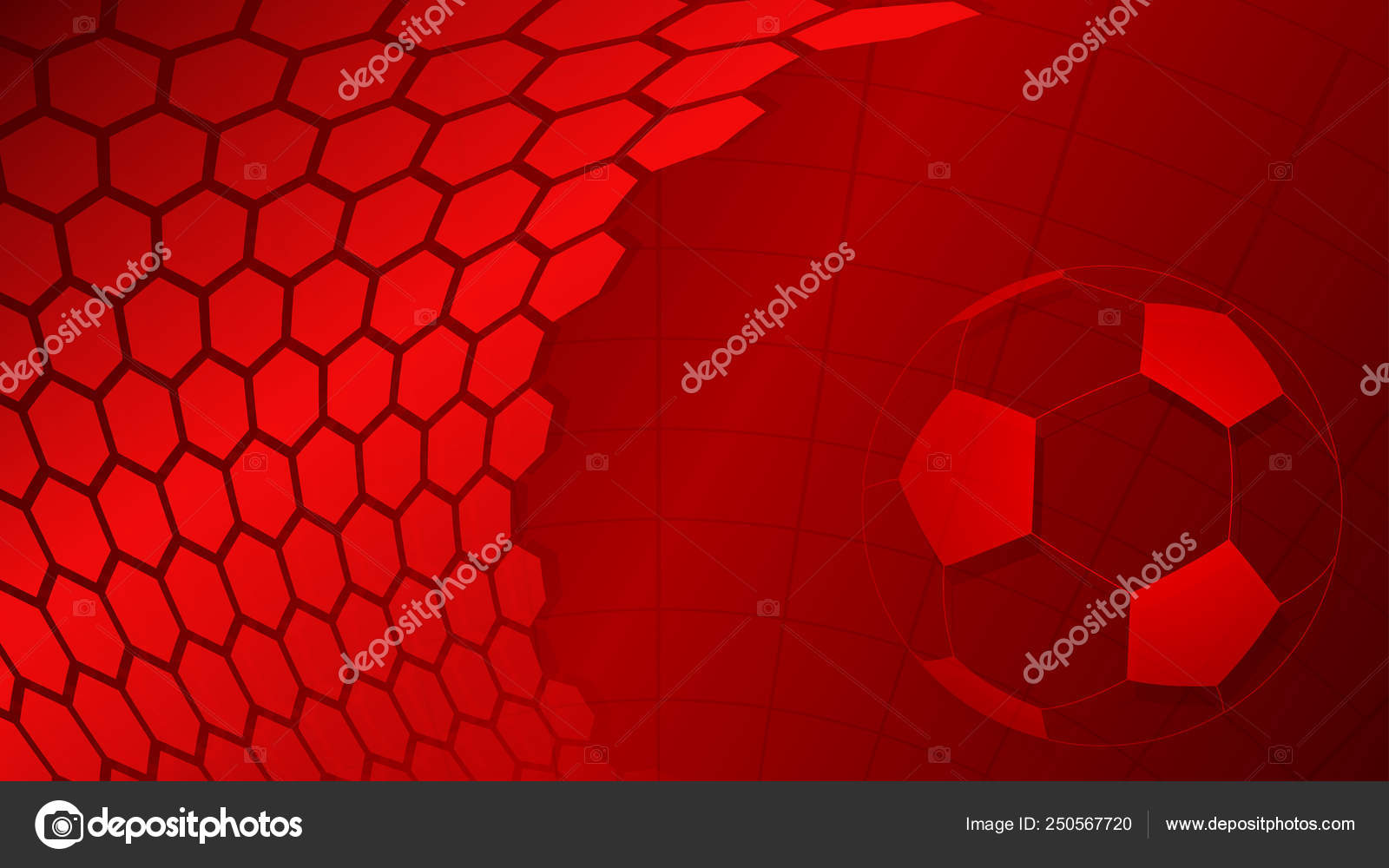Soccer background in red colors Stock Vector Image by ©31moonlight31 ...