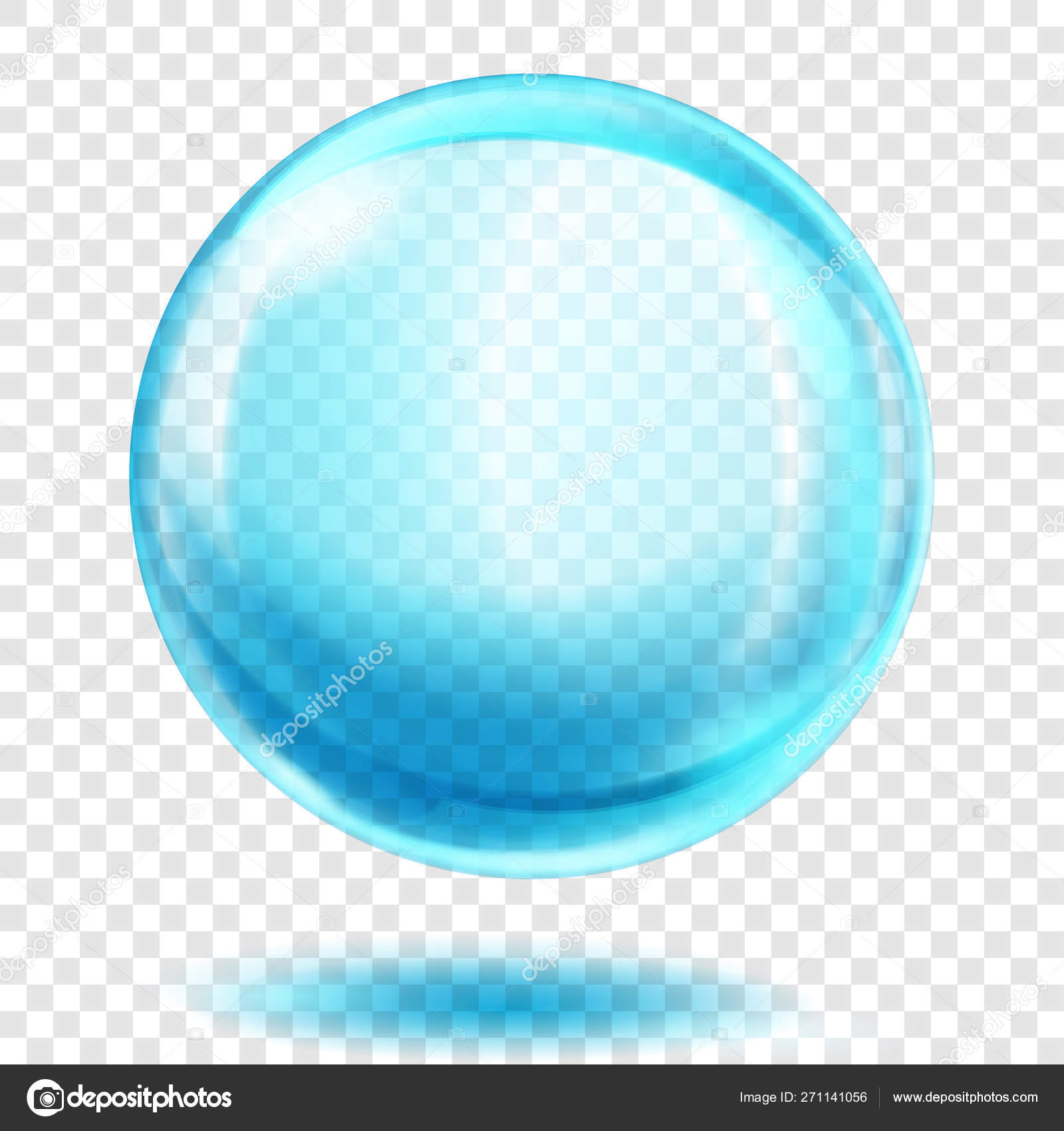 Transparent light blue sphere Stock Vector by ©31moonlight31 271141056