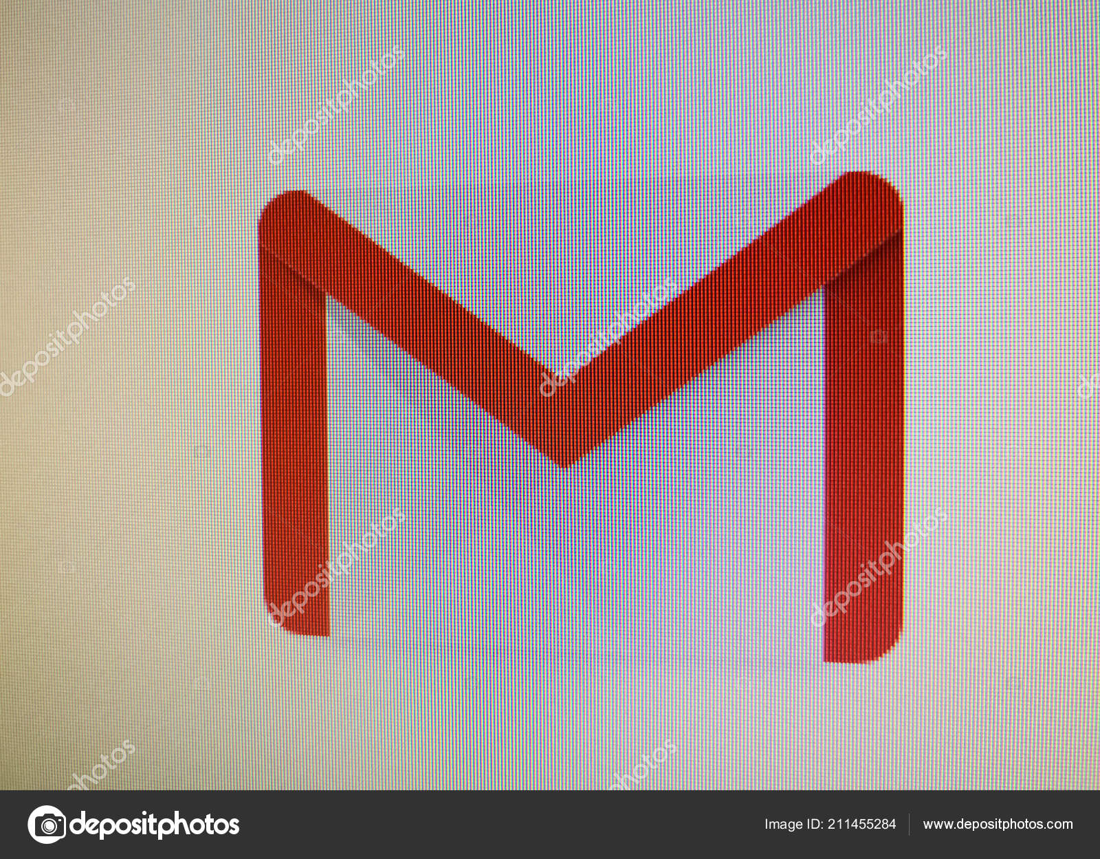 Gmail Google Email Logo Red Letter Envelope – Stock Editorial Photo ...