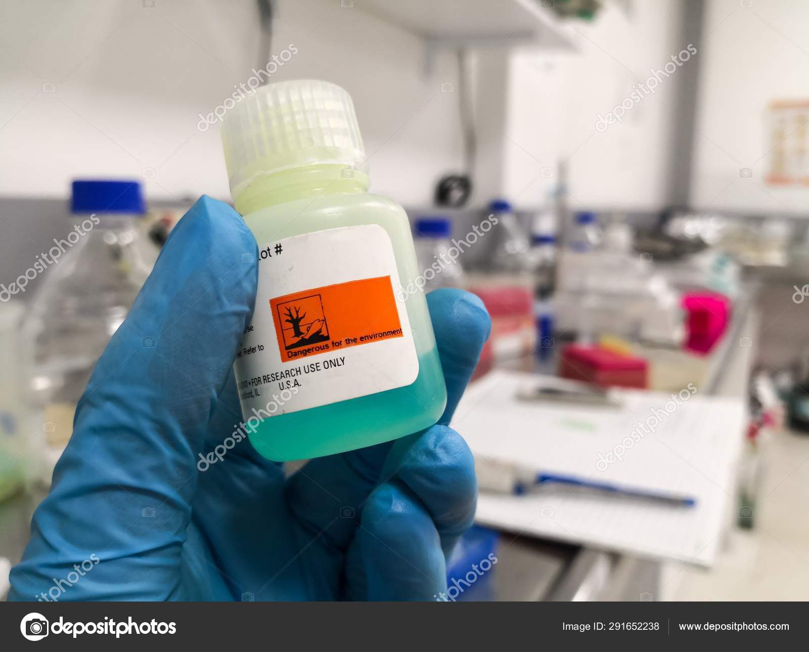 Chemistry Laboratory Polluting Substances Environment Toxic Waste Must ...