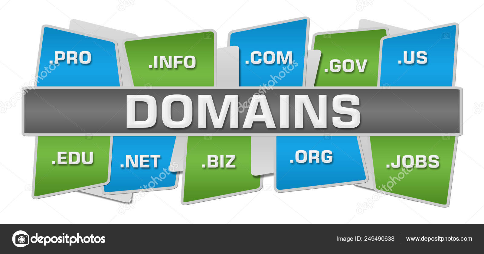Domains Concept Image Text Related Words — Stock Photo © ileezhun ...