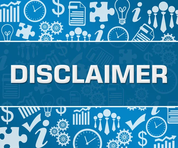Disclaimer Text Written Green Background Stock Photo by ©ileezhun 475734928