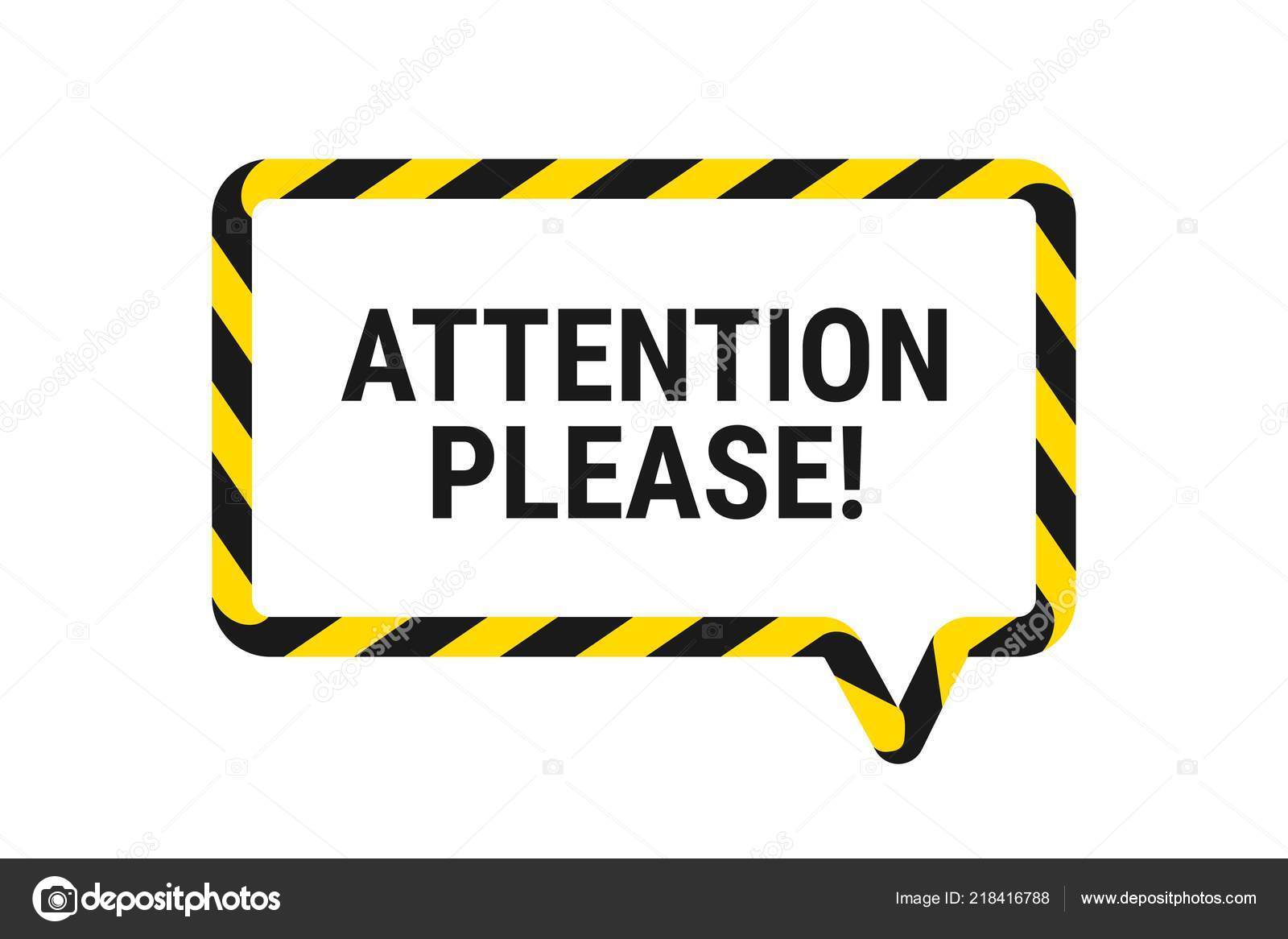 Attention please. Important announcement. Pay attention. Vector ... Attention please. Important announcement. Pay attention. Vector ...