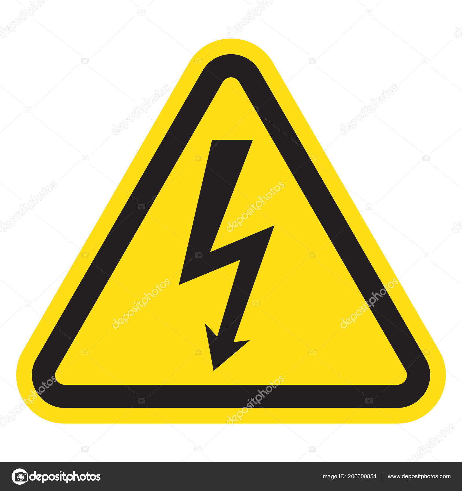 High Voltage Sign Vector High Voltage Sign Free Stock Vectors