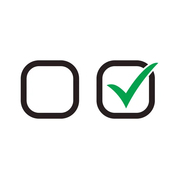 Checkbox Set Blank Checked Checkbox Vector Icon — Stock Vector ... Checkbox Set Blank Checked Checkbox Vector Icon — Stock Vector ...