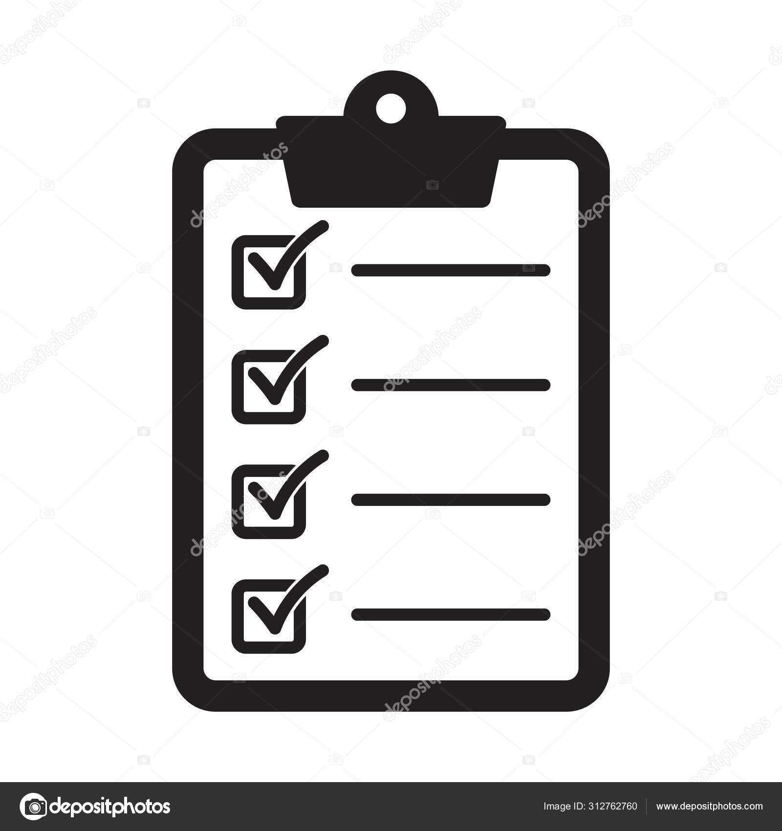 Checklist Vector