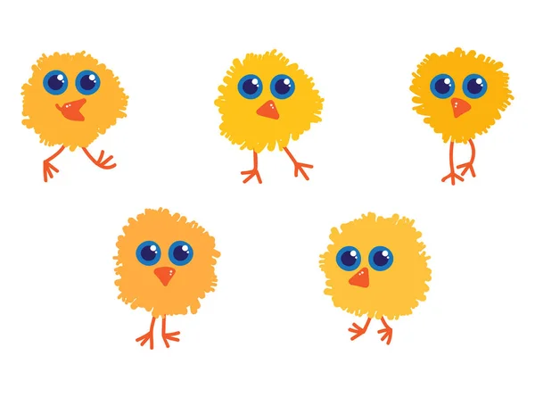 Cinco pollitos imágenes de stock de arte vectorial | Depositphotos