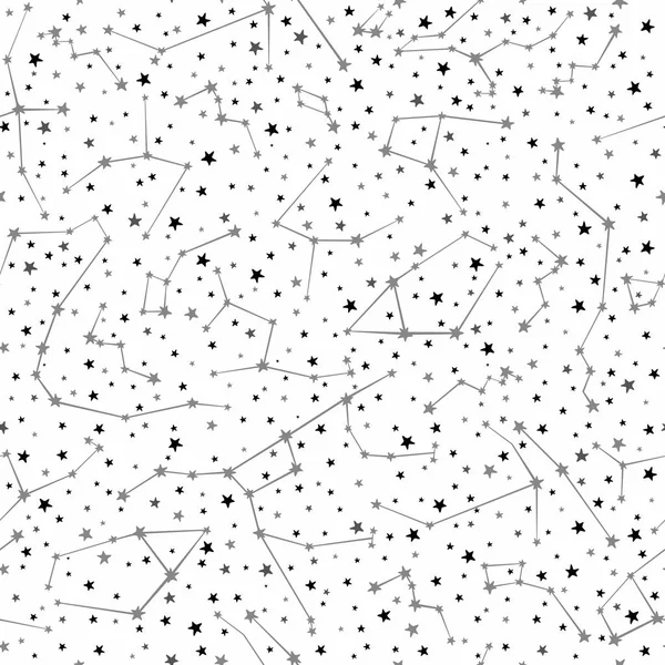 Vector. Astronomy different constellations on a white background. Stock ...