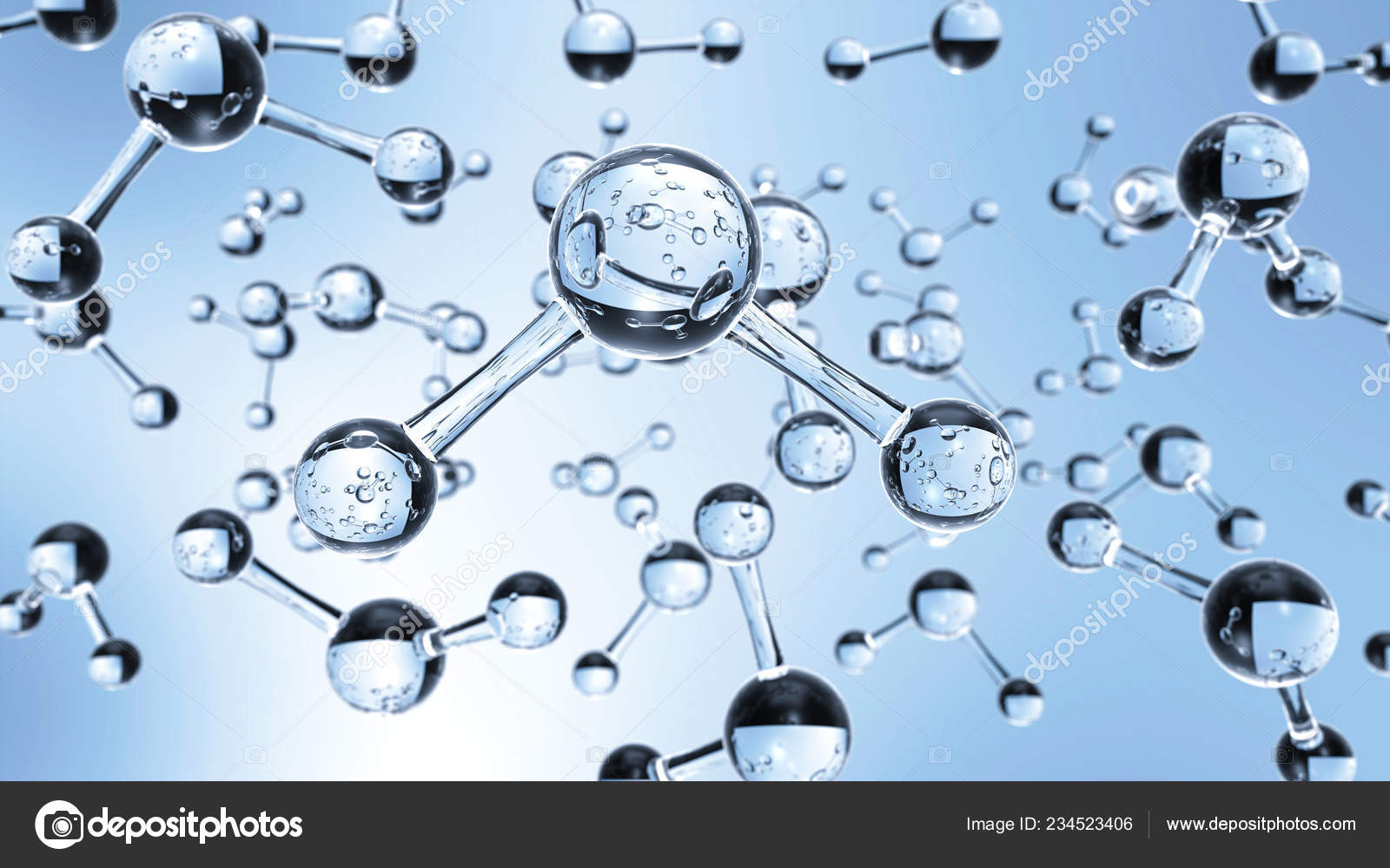 Water Molecule 3d