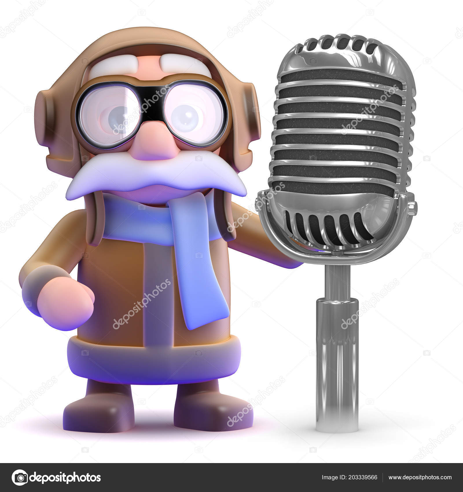 Cartoon Radio Mic