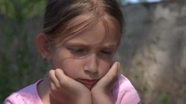 Crying Unhappy Child with Sad Memories, Stray Homeless Kid, Abandoned ...