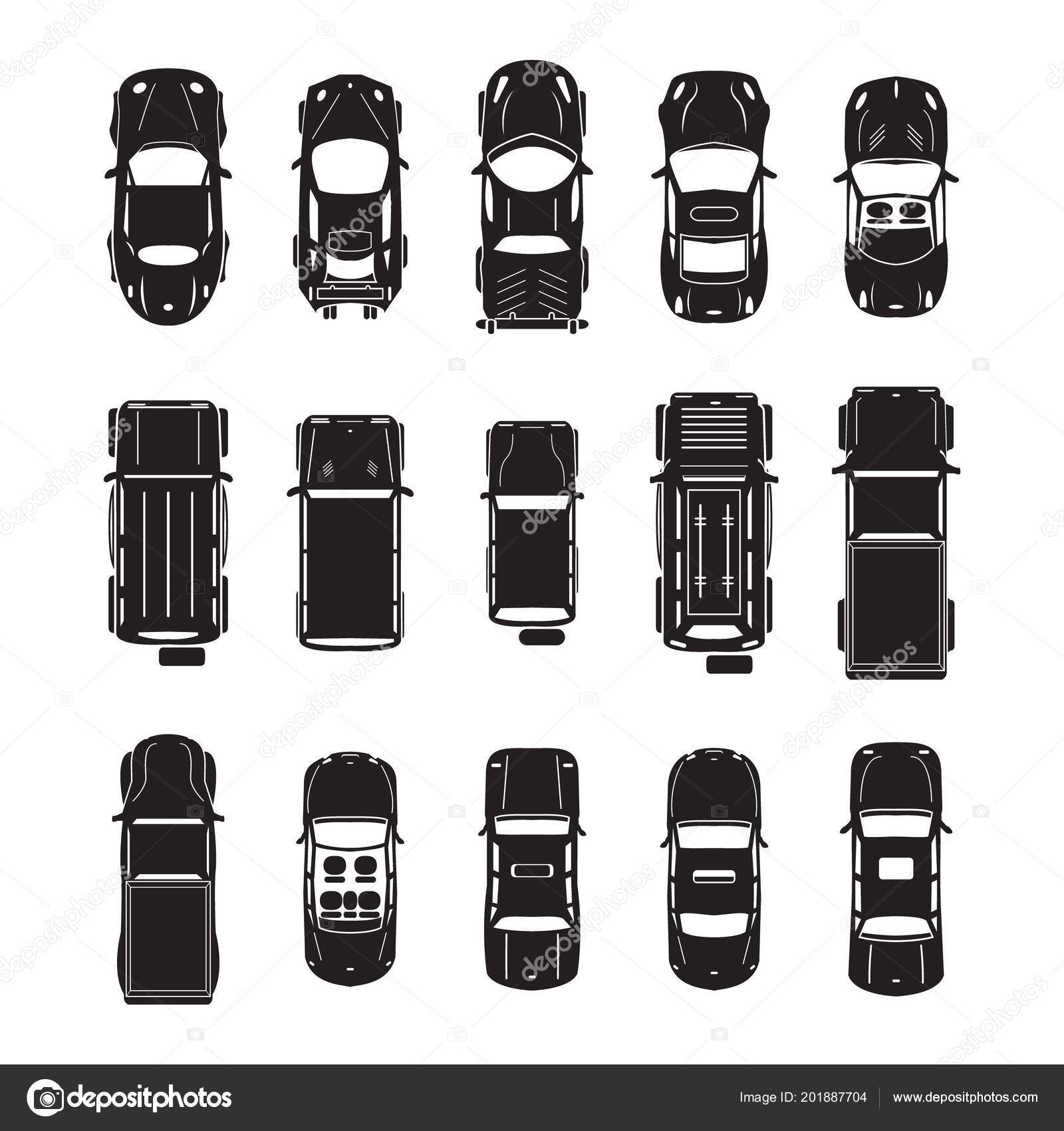 Car Icons Top View Stock Vector Image by ©KenshiDesign #201887704