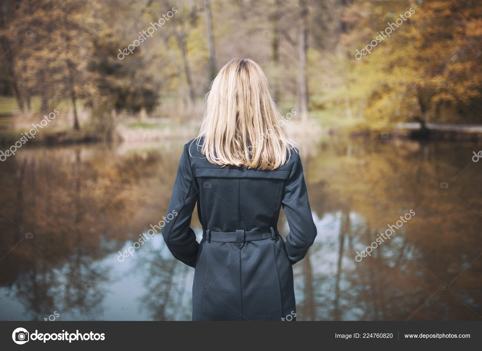 Woman Standing Backwards