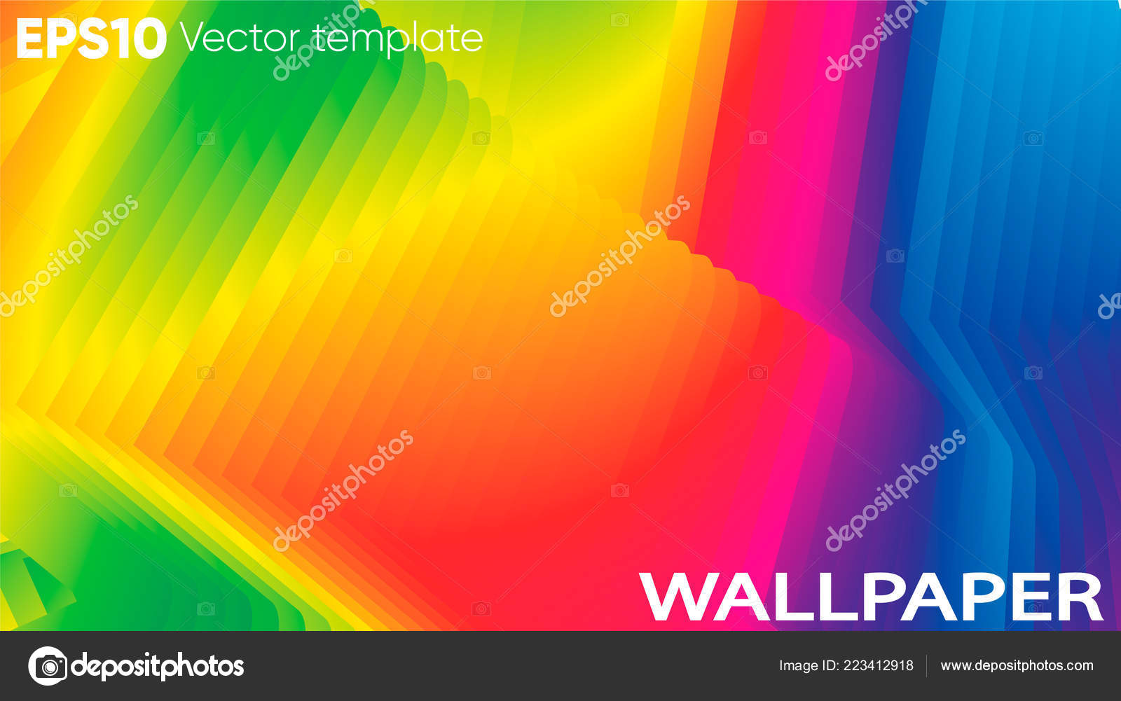 Color Background Abstract Wallpaper Creative Colored Card Stock Vector ...