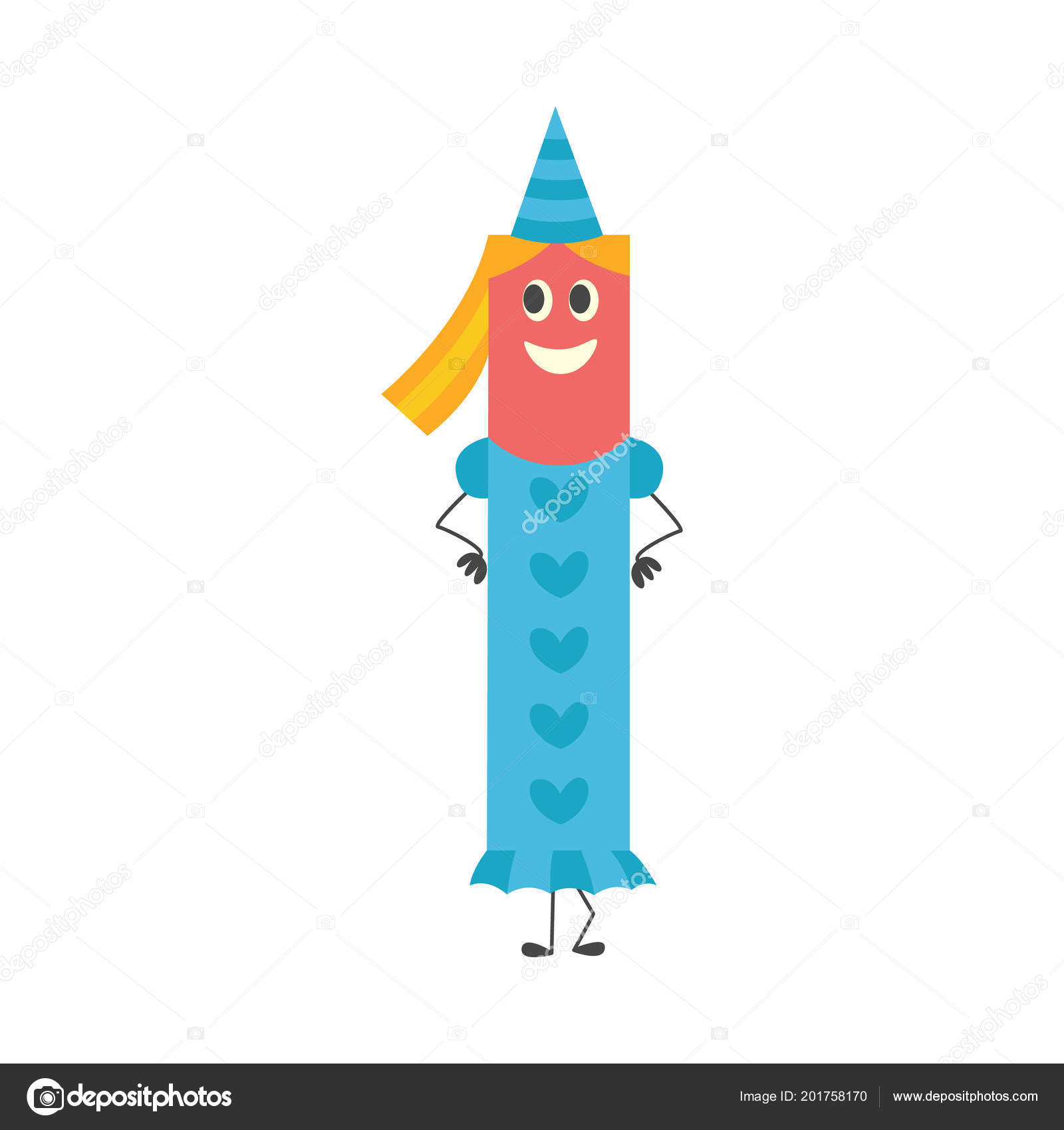 Number one cartoon character for teaching children or birthday ...