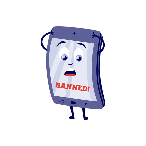 Banned website and access prohibition concept. Stock Illustration by ...