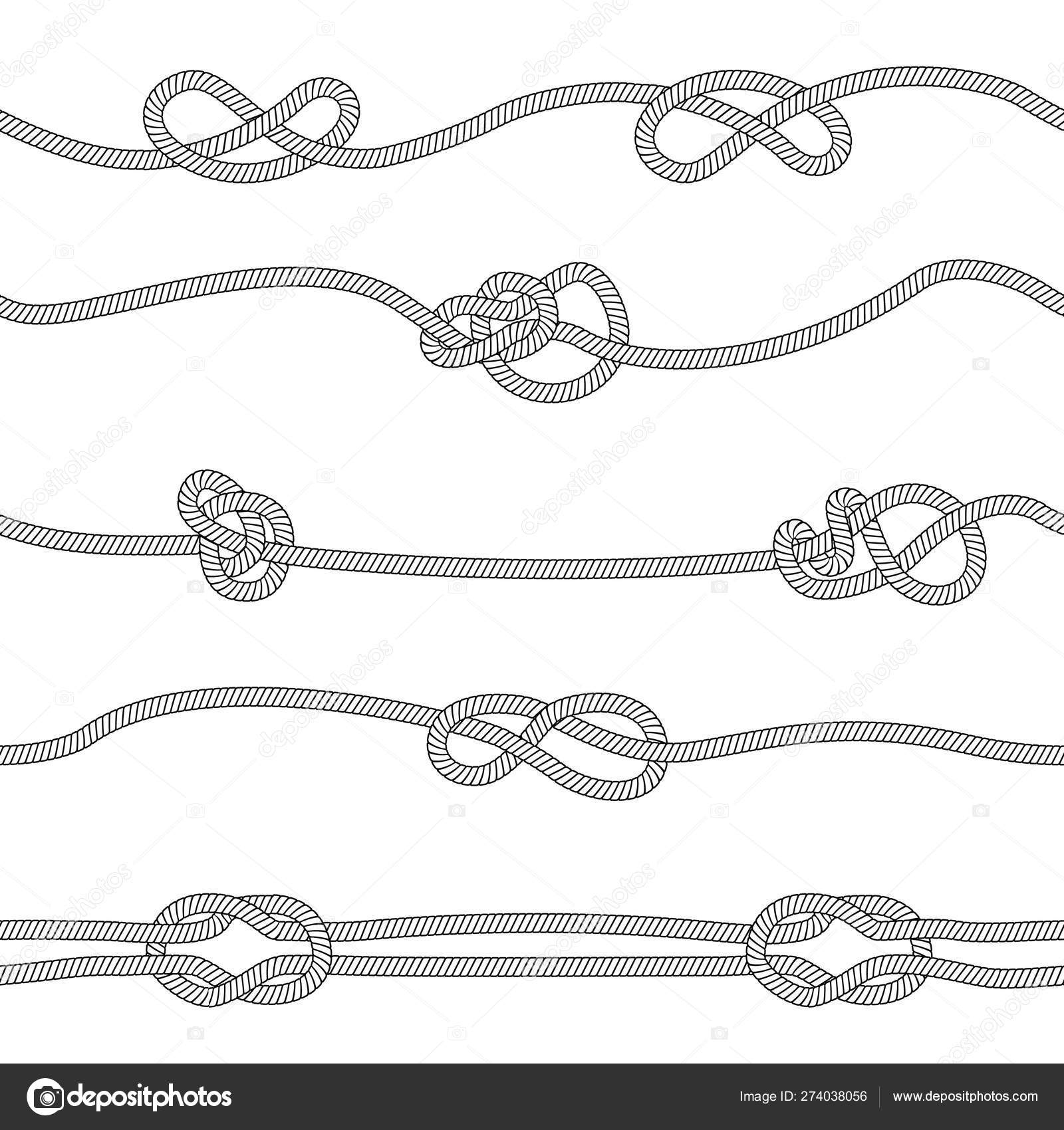 Rope Knot Drawing