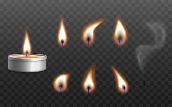 Small candle Vector Art Stock Images | Depositphotos