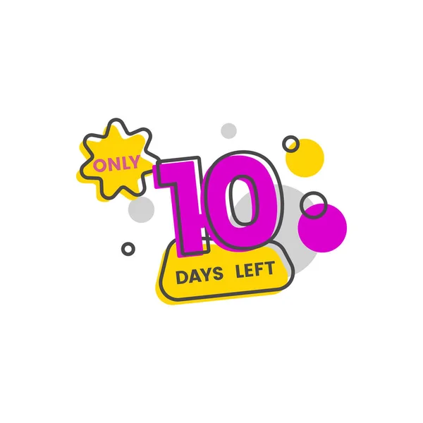 Only 10 days Vector Art Stock Images | Depositphotos