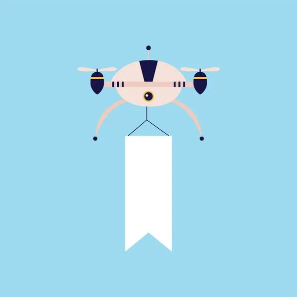 Fly Tegneserie Med Banner Drop Fly Banner IMAZU