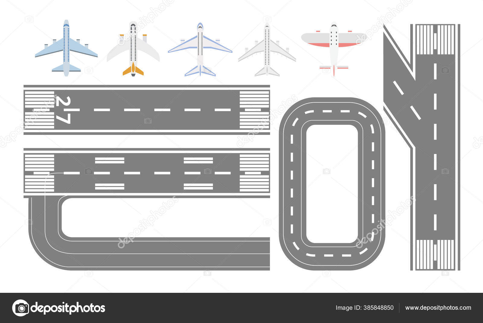 Airport Runway Illustration