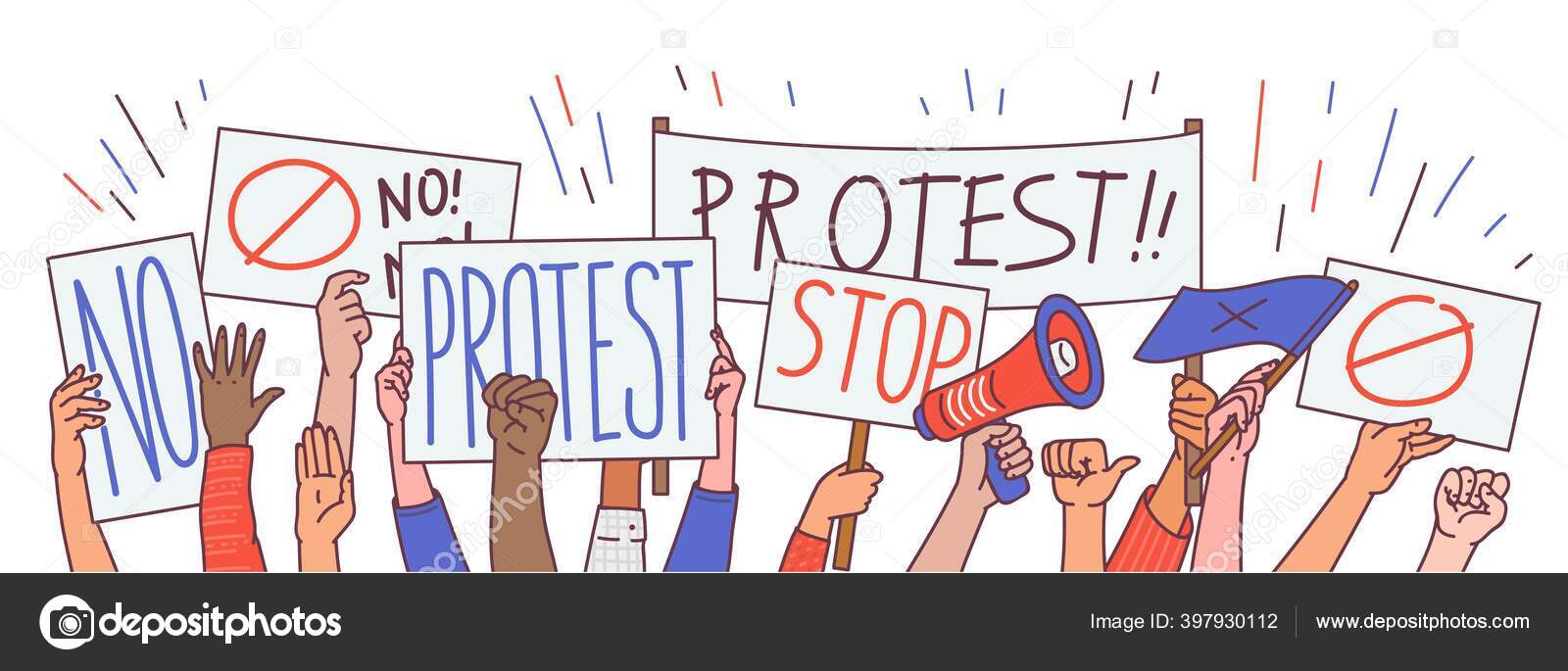 Protest Cartoon