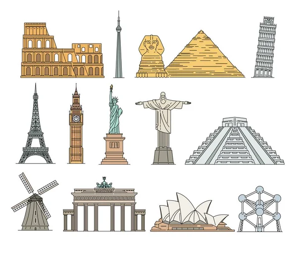 3,025 illustrations de Famous landmarks | Depositphotos