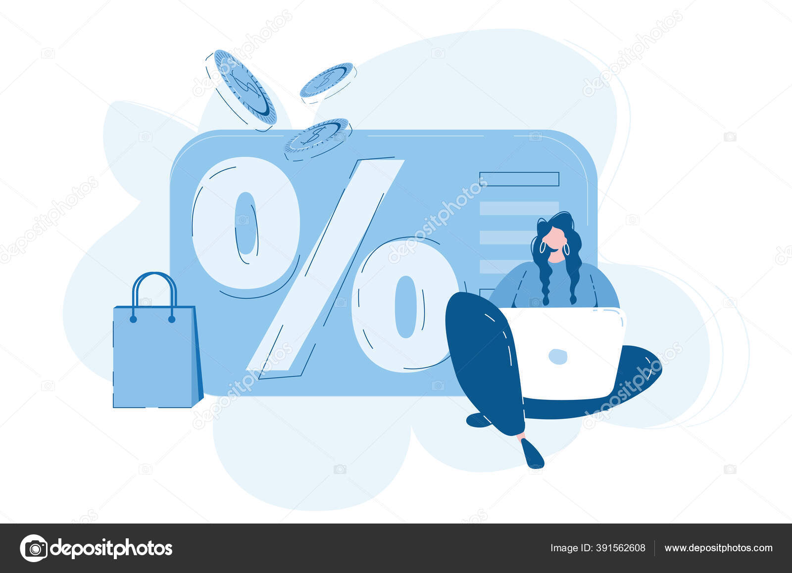 Loyalty Program Promotional Loyalty Card Vector Illustration Web Banner ...