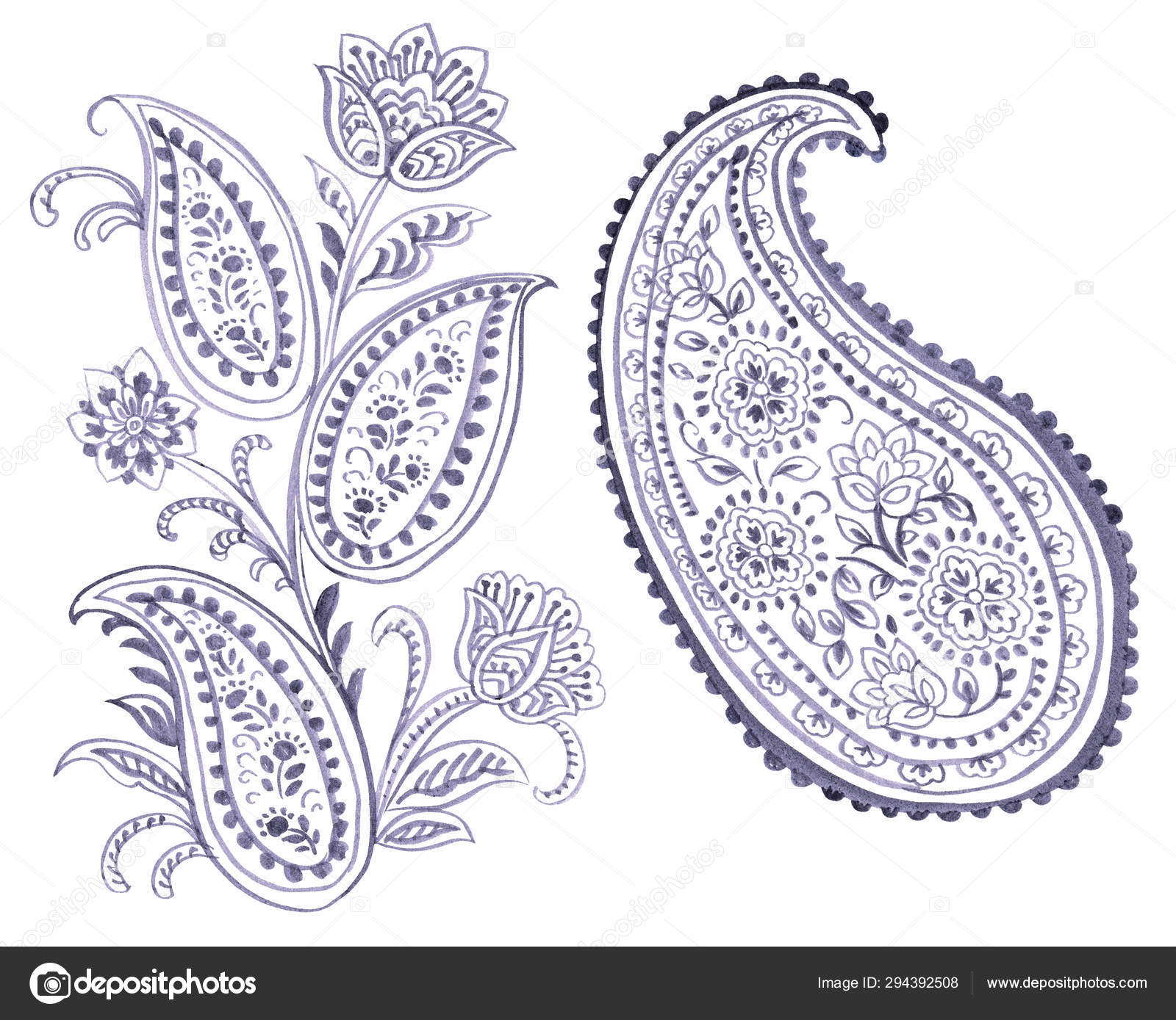 How To Draw Paisley Designs