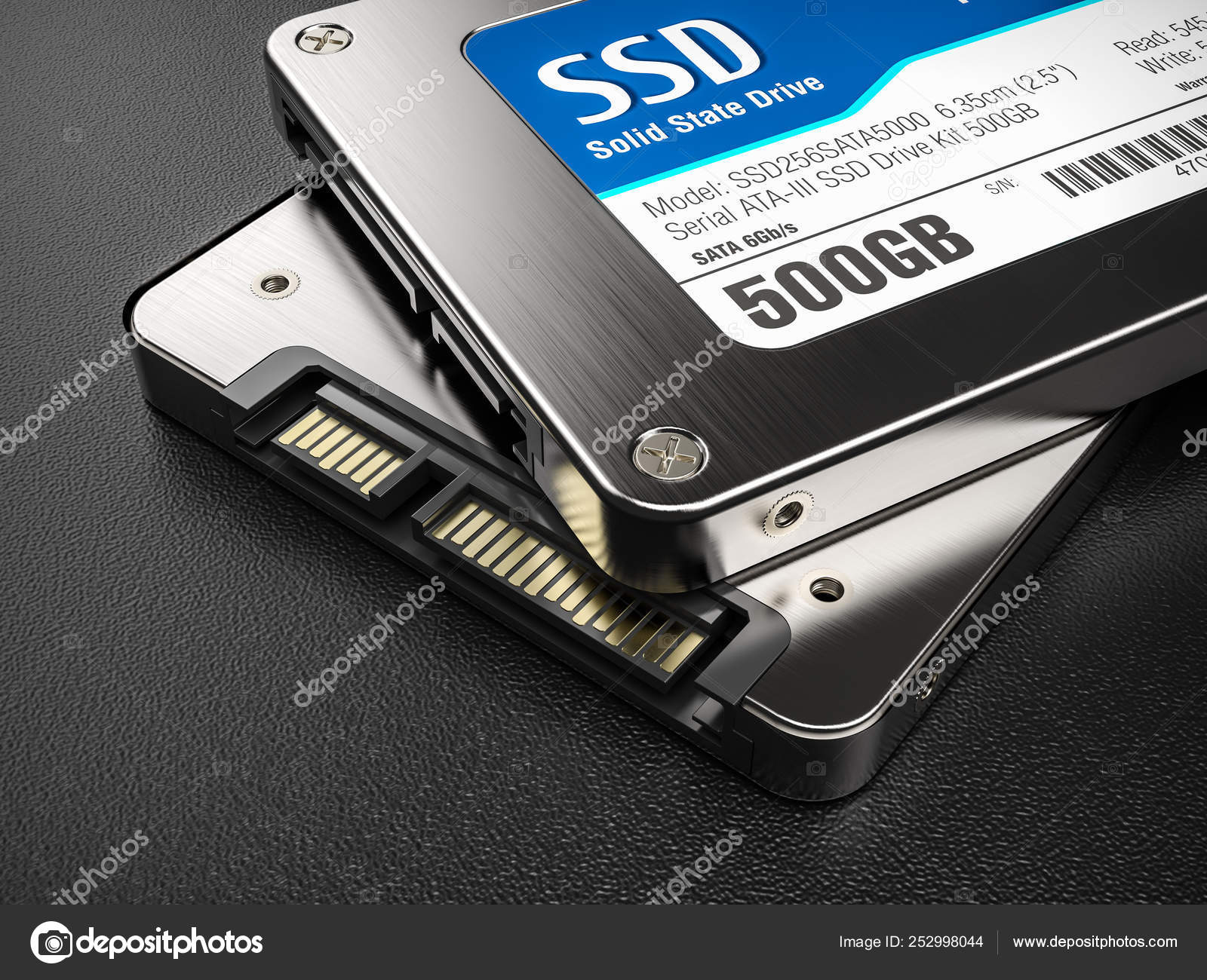 Closeup group of SSD on background 3d Stock Photo by ©aleksanderdnp ...