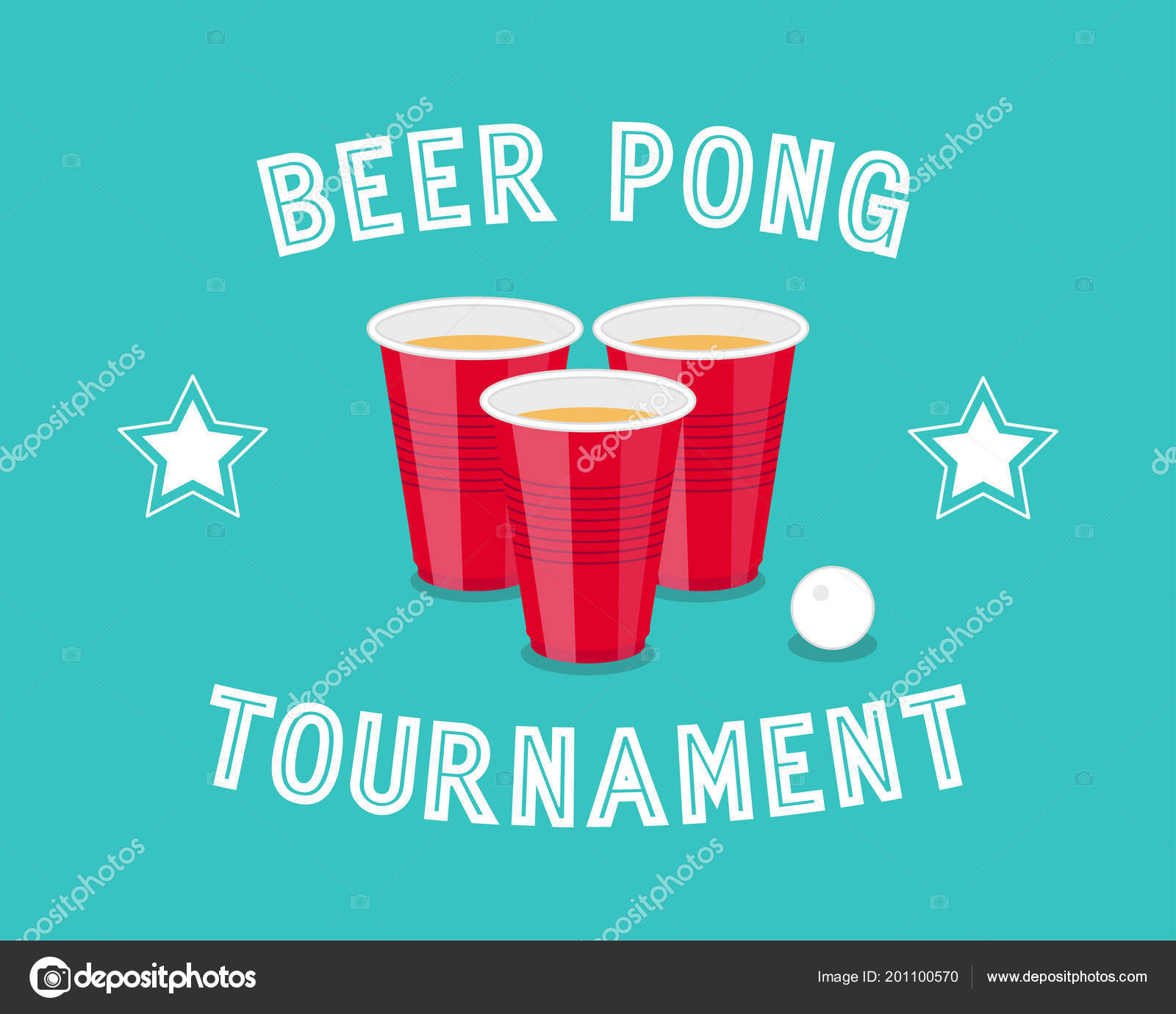 Beer Pong Clipart
