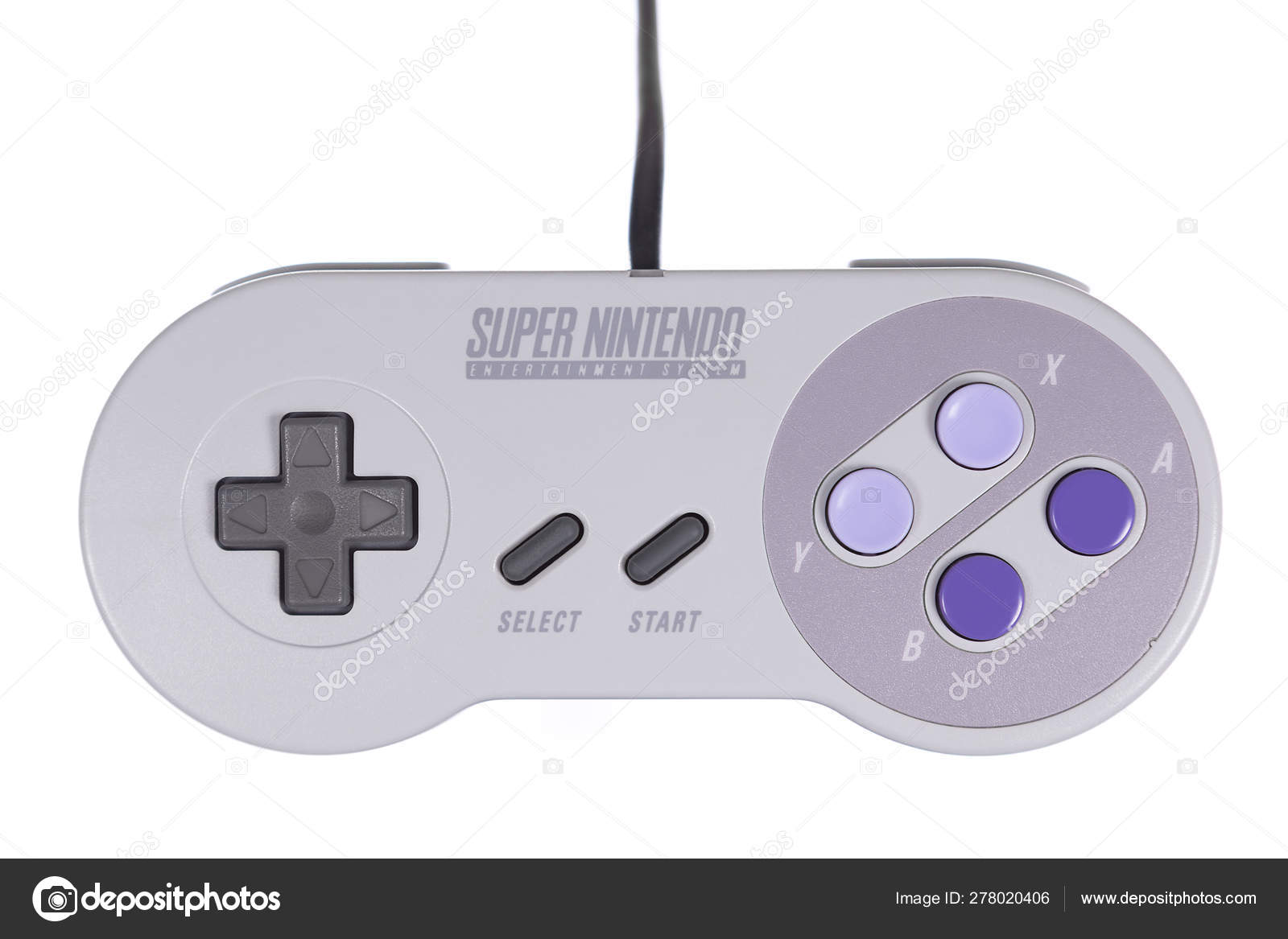 A Close-Up of the Nintendo SNES Video Game Controller — Stock Editorial ...