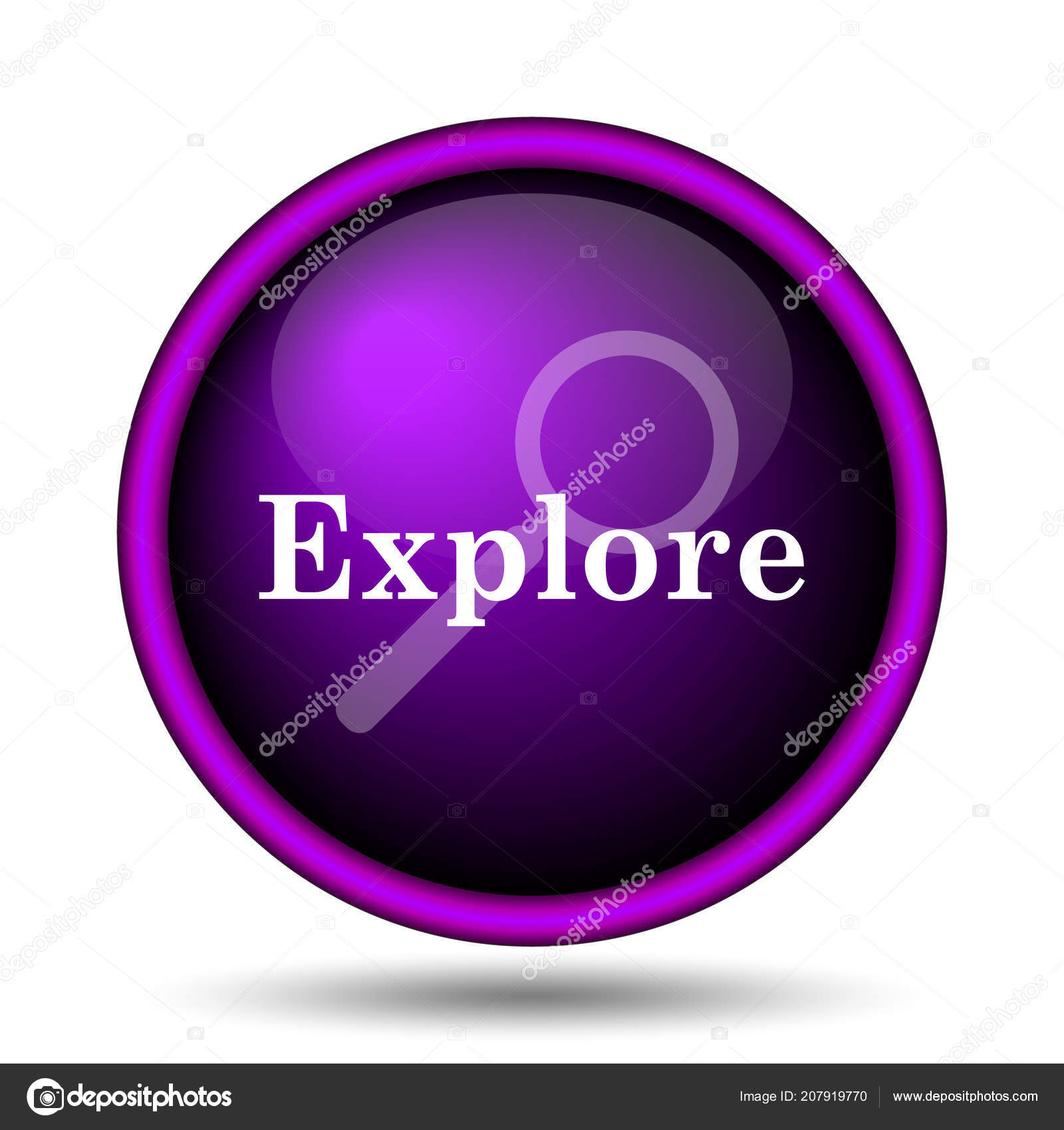 Explore icon — Stock Photo © valentint #207919770